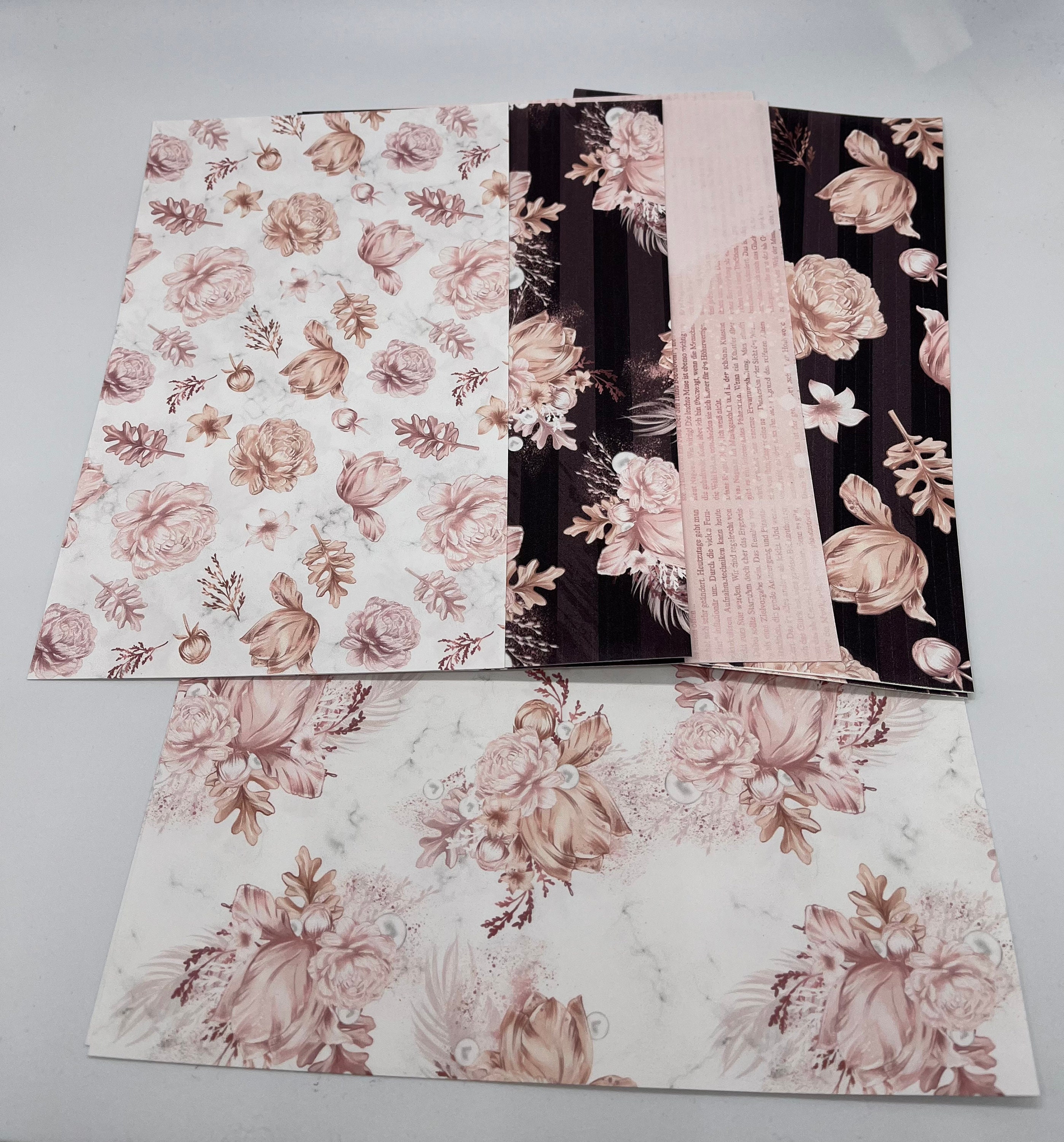 Pattern Paper, Printed Pattern Paper, Cardmaking, Journal - Etsy