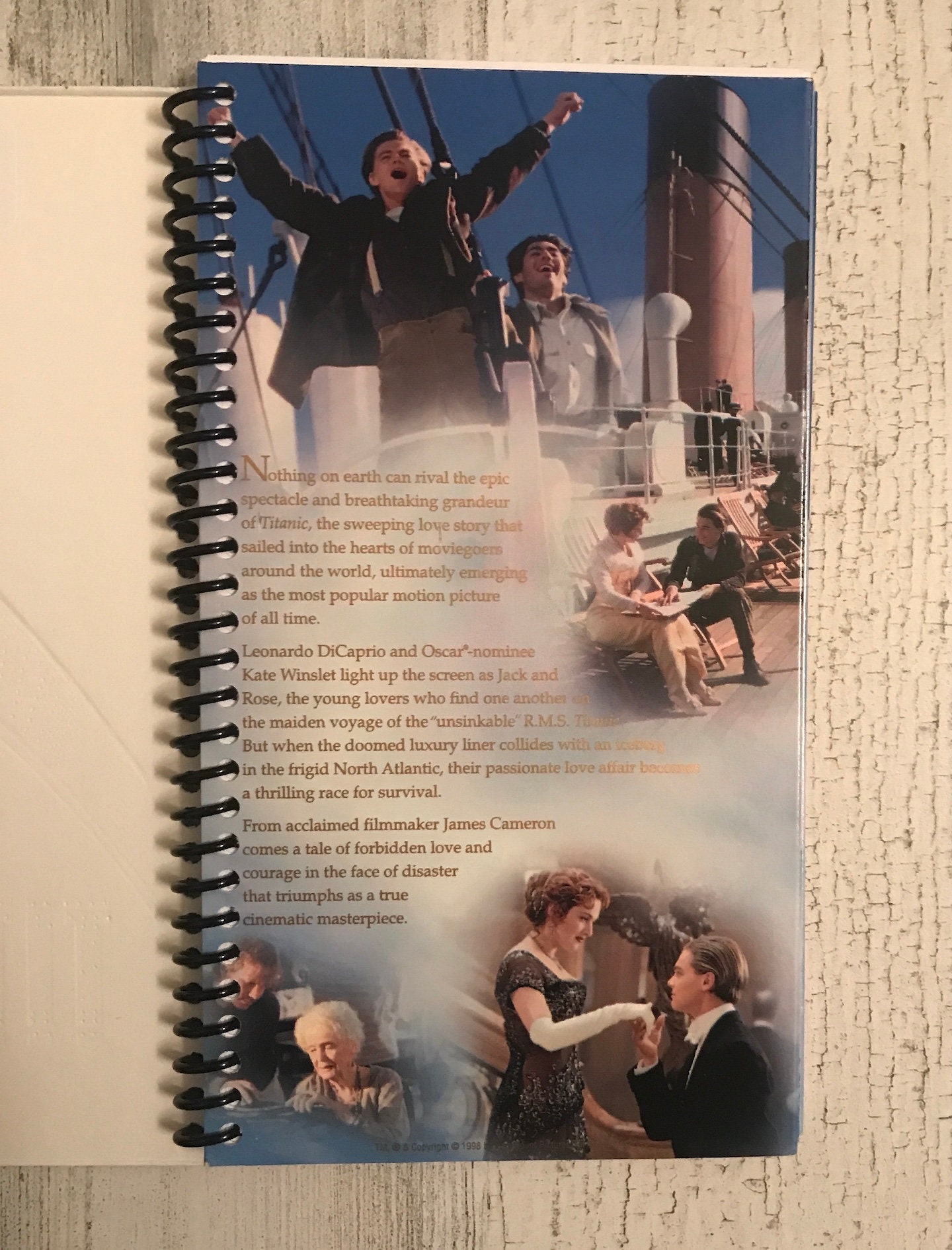 Titanic VHS Notebook - Etsy