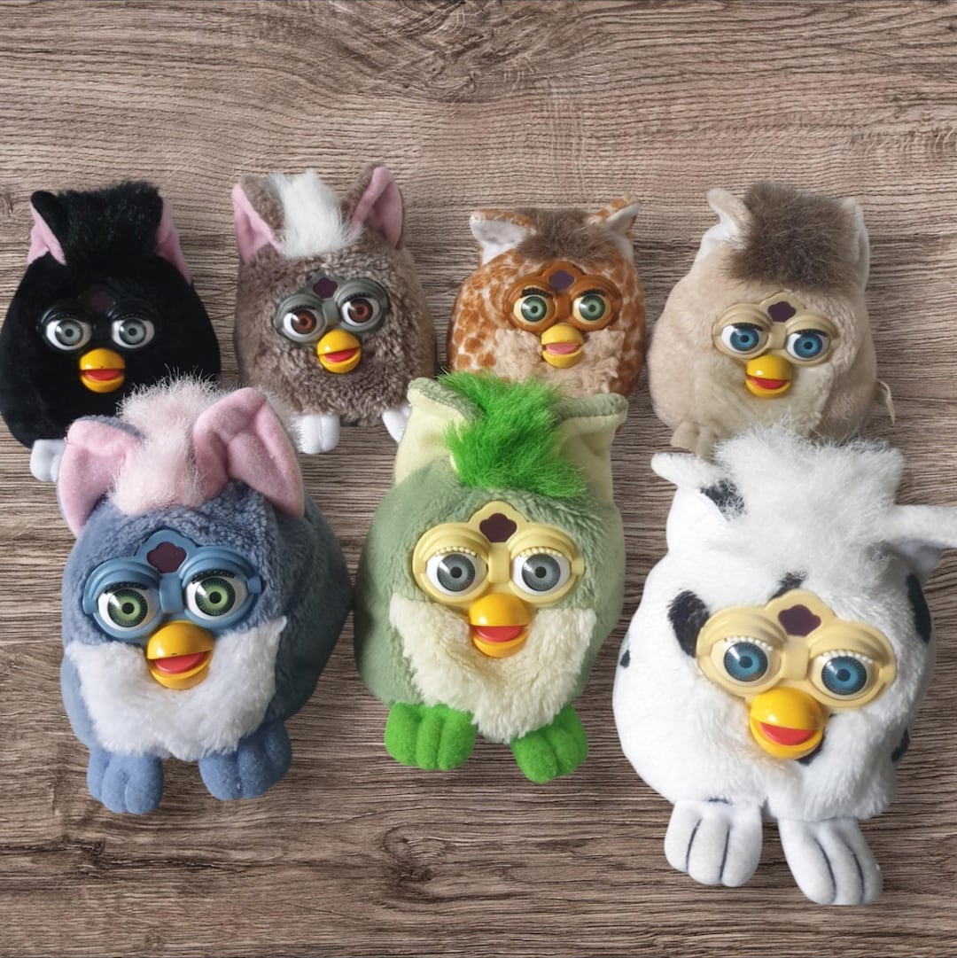 Vintage Furby Buddies Beanbag Plush Collectible Retro Soft Toy 1990s ...