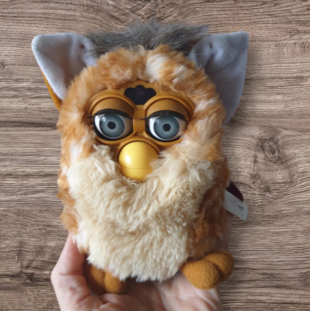 Vintage 1998 Giraffe Furby Collectible Plush Interactive Retro Toy ...