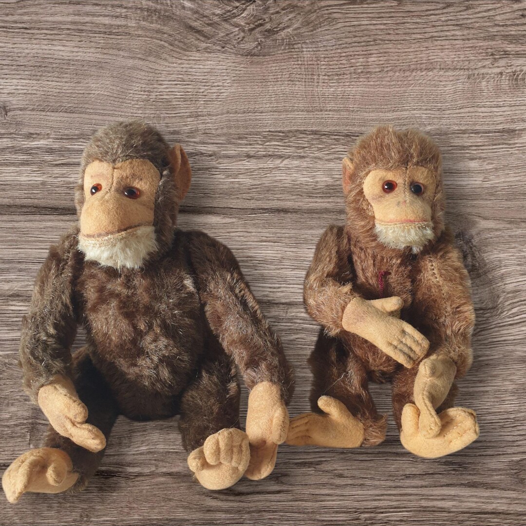 Hermann Teddy Monkey Steiff Jocko Monkey Vintage Collectible Chimp Soft ...