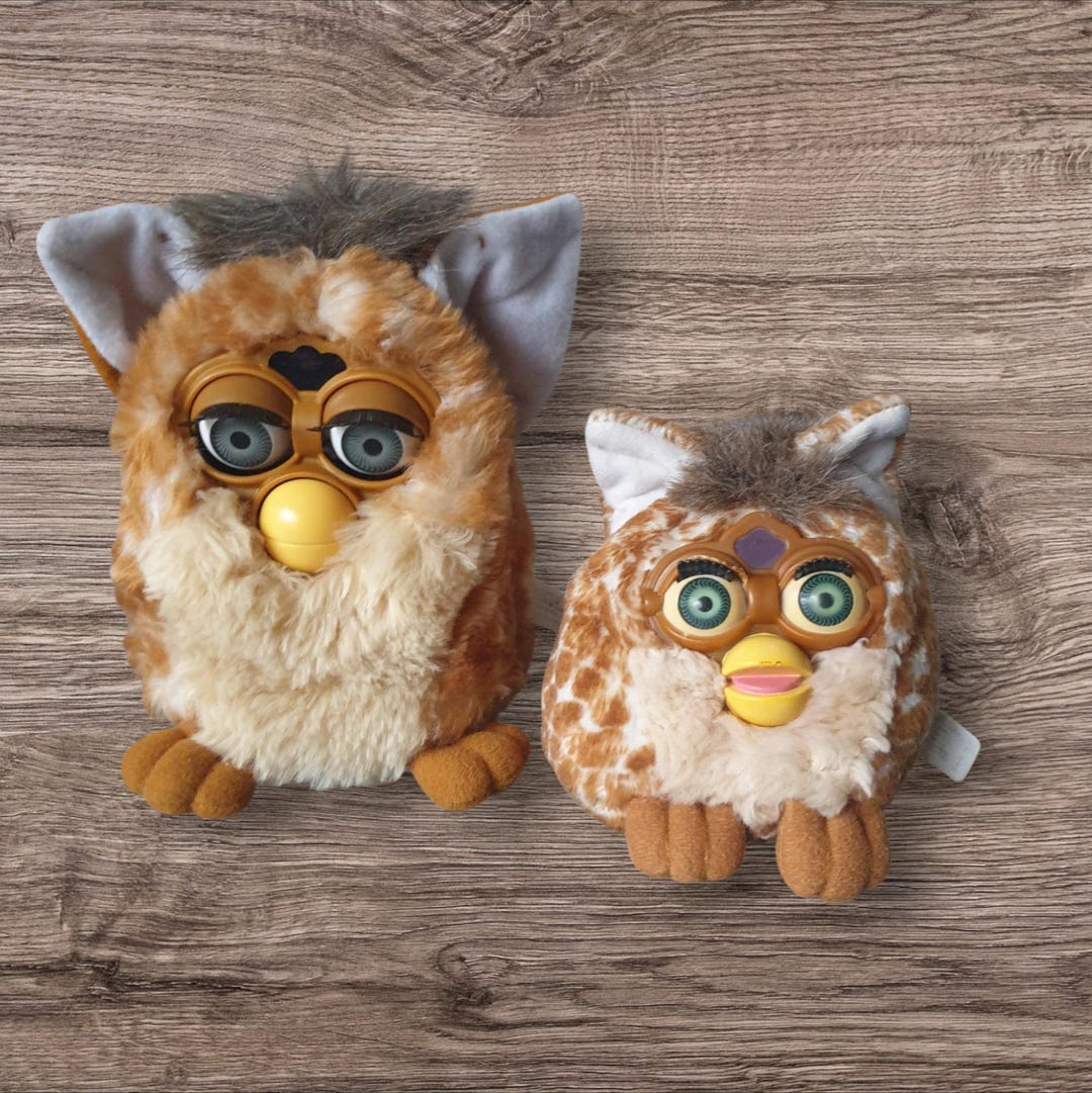 Vintage 1998 Giraffe Furby With Giraffe Buddy Collectible Plush ...
