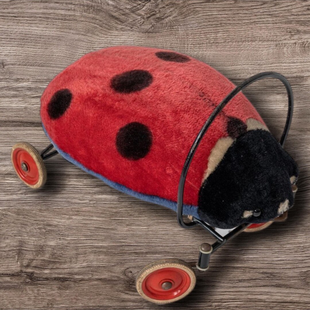 Adorable Vintage Steiff Ladybird Rider Old Collectible Riding Toy ...