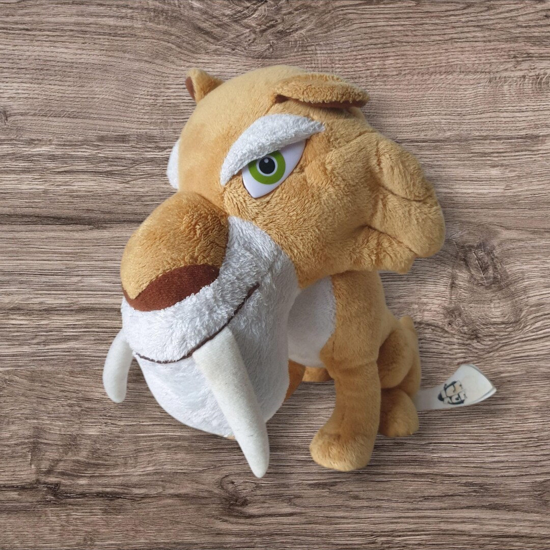 Plush Ice Age Diego Saber Tooth Tiger Collectible Soft Toy 23 Cm 9 Inch ...