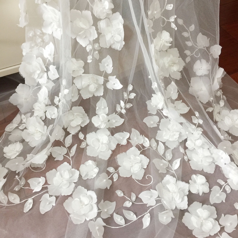 3d Lace Fabric - Etsy UK