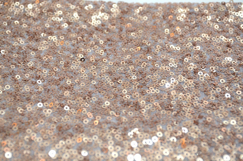 Luxury Champagne Sequins Party Lace Fabrics Elegant Bridal Lace Fabric ...