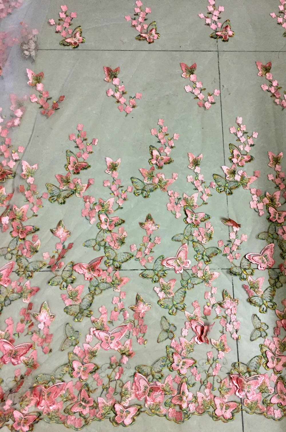 3d lace fabric3D Butterfly Lace FabricWedding Dress Lace | Etsy