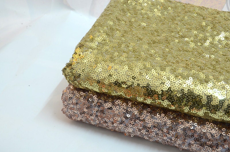 Luxury Champagne Sequins Party Lace Fabrics Elegant Bridal Lace Fabric ...