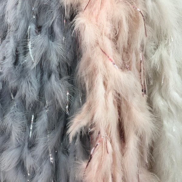 Feather Fabric - Etsy