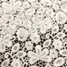 Pure White Flower Lace Fabric,milk Cotton White Lace,flower White Rich ...