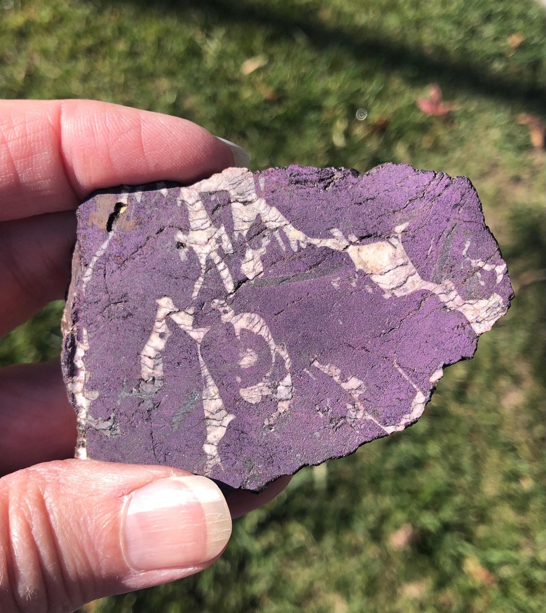 Lovely Purpurite Specimen With Patterns - Etsy