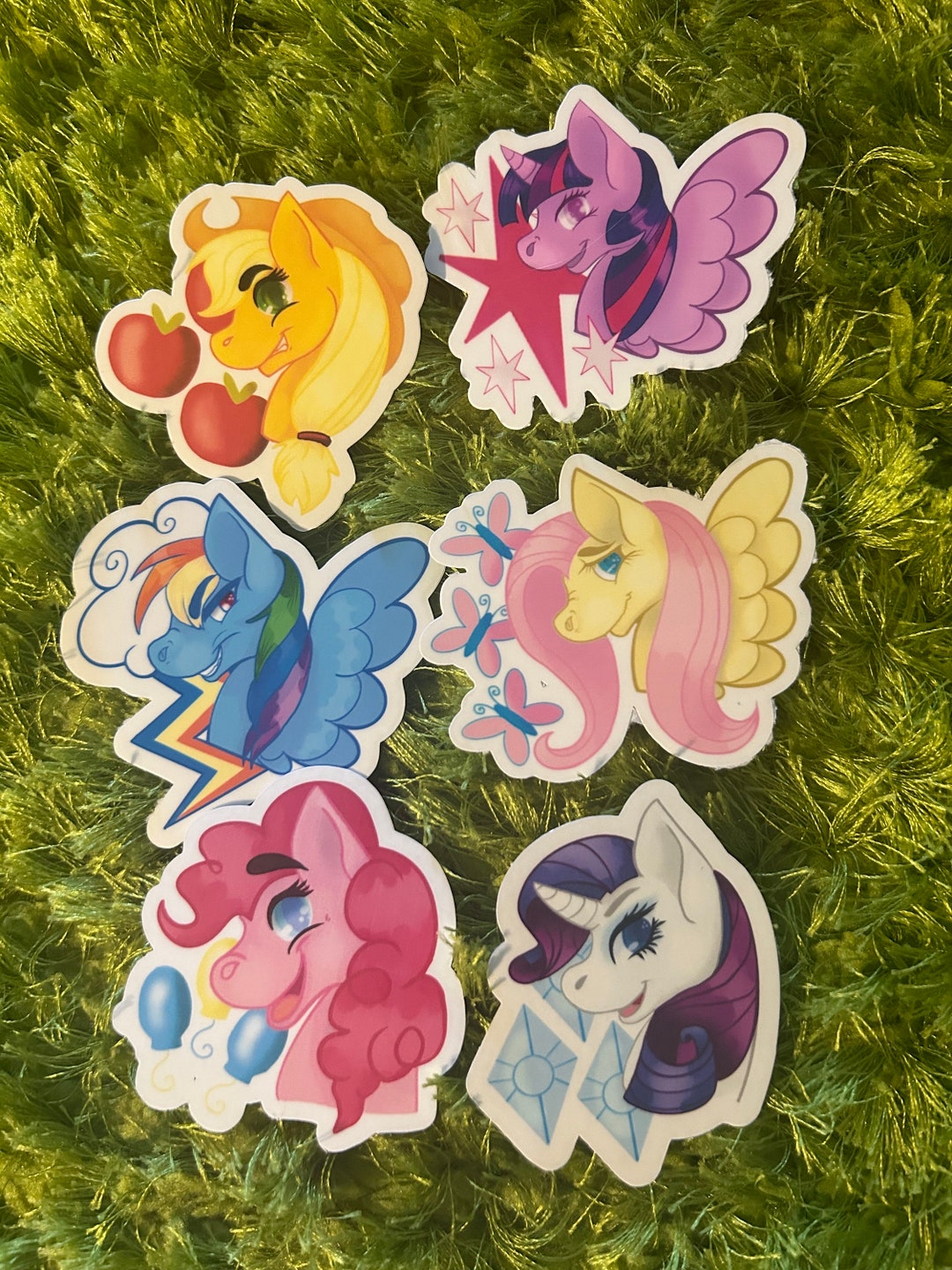 My Little Pony Mane 6 Stickers - Etsy