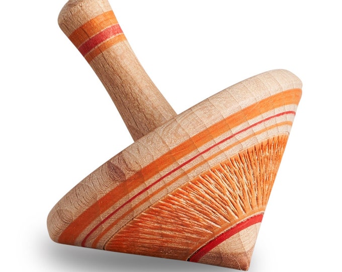Wooden Spinning Top - Personalised Toy - an Eco Friendly Kids Gift Made ...