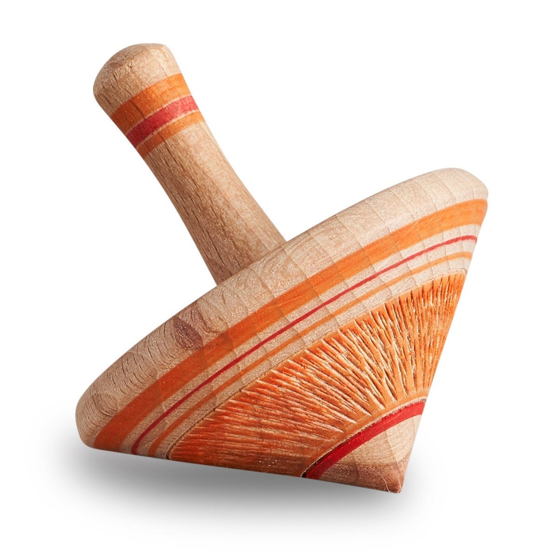 Wooden Spinning Top - Personalised Toy - an Eco Friendly Kids Gift Made ...