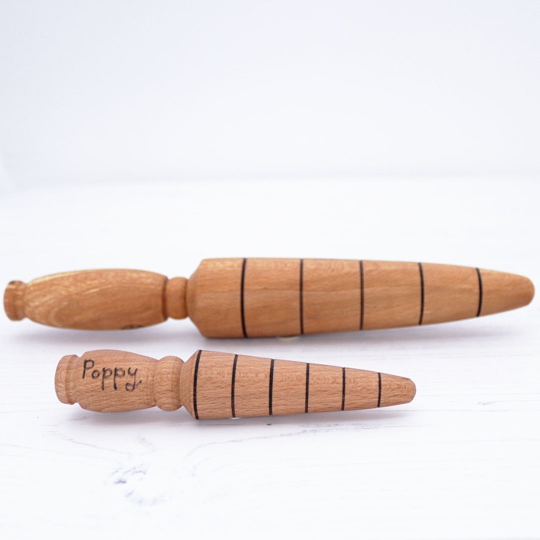 Traditional Wooden Garden Dibber - Mini Seed Dibber and Bulb Planting ...