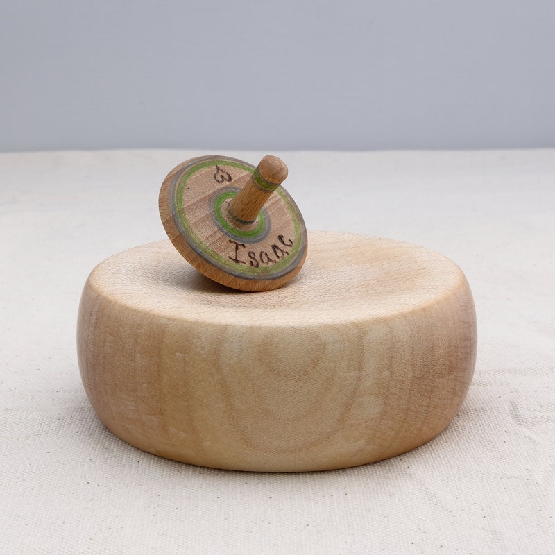 Wooden Spinning Top - Etsy