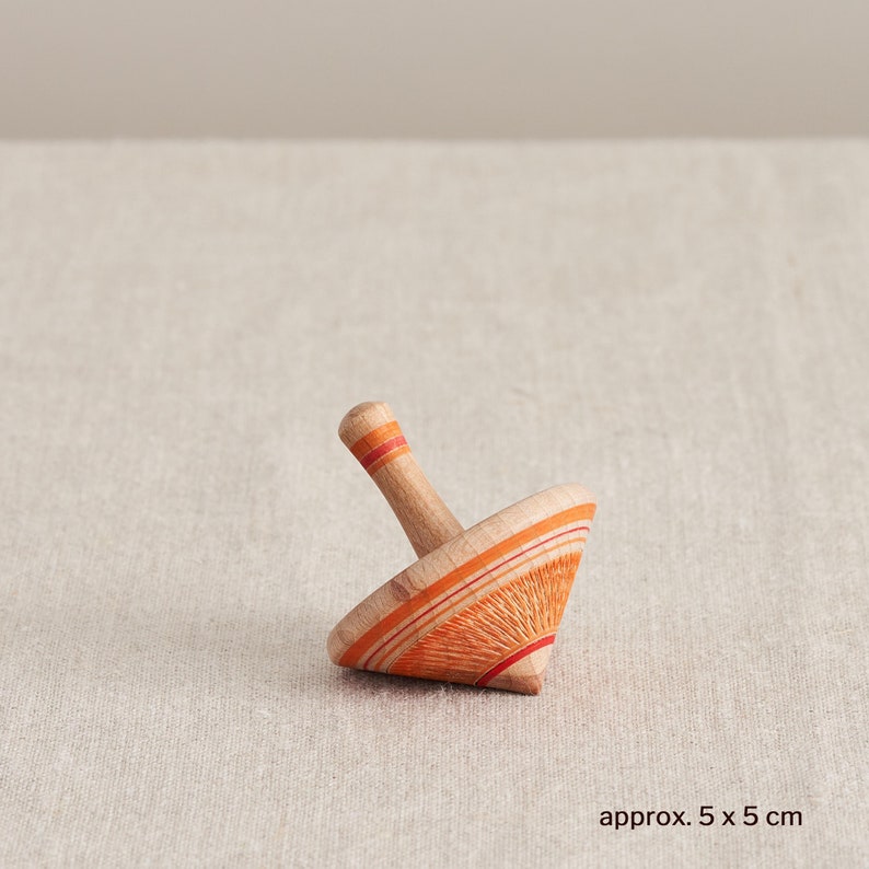 Wooden Spinning Top Personalised Toy an Eco Friendly Kids - Etsy