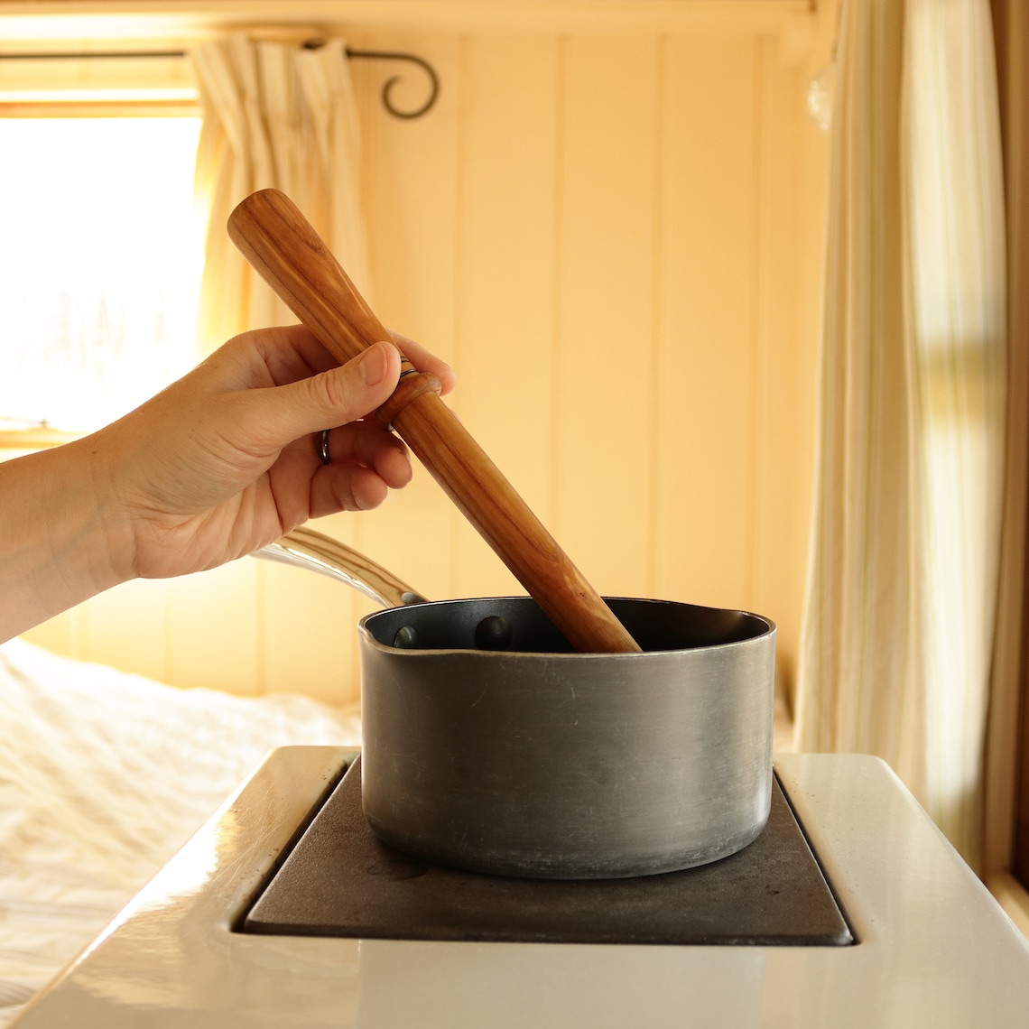 Spurtle Stirring Stick Scottish Handmade Wooden Kitchen - Etsy