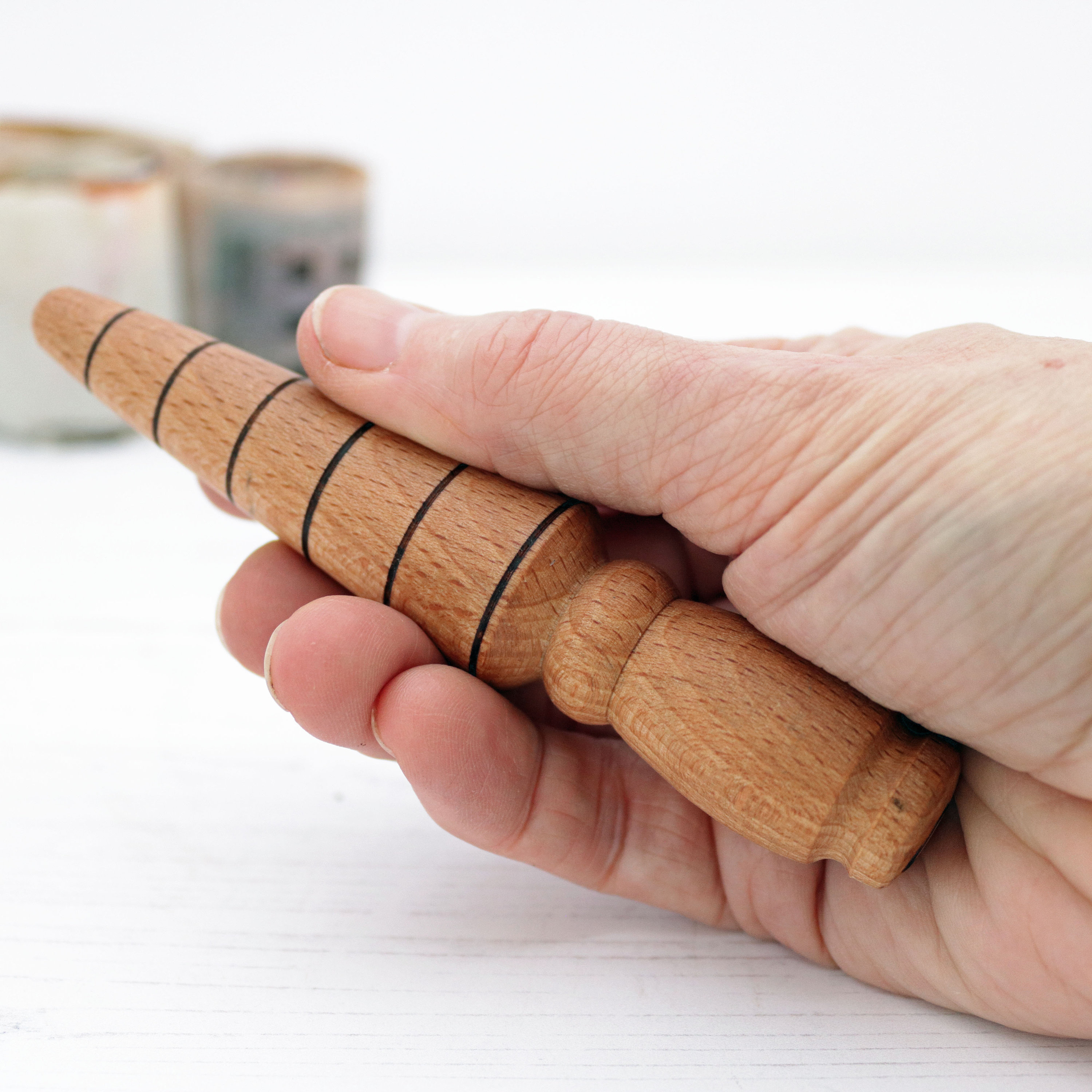 Traditional Wooden Garden Dibber Mini Seed Dibber and Bulb Planting ...