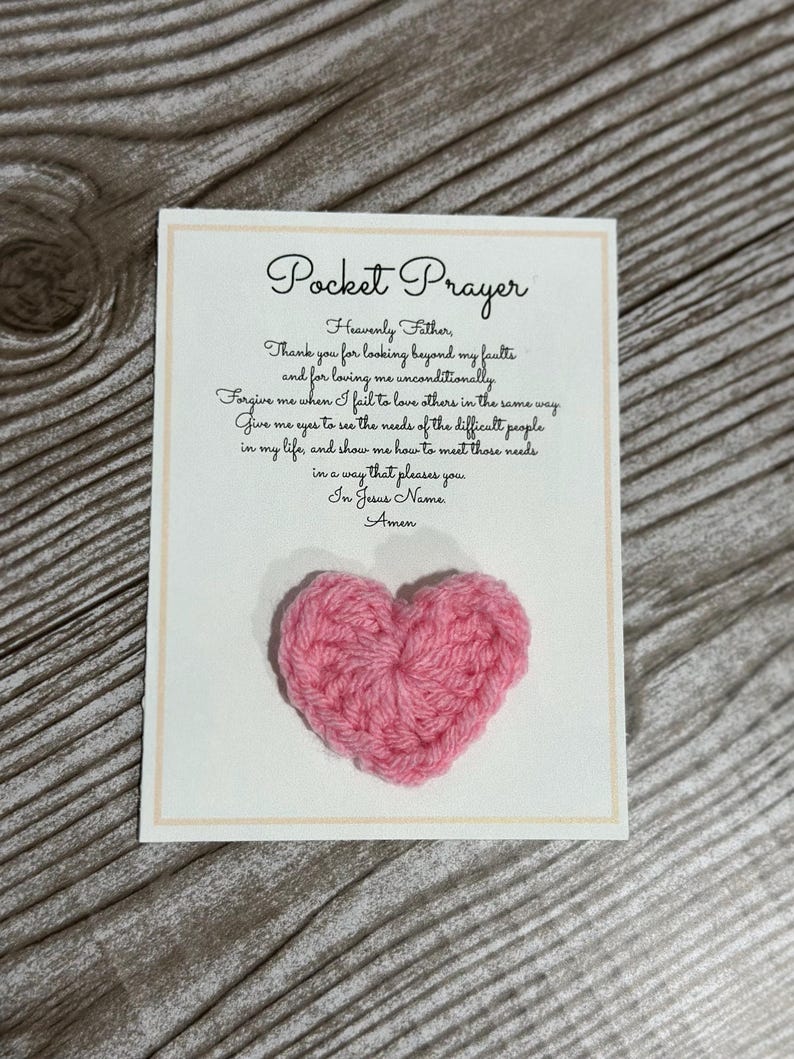 Pocket Prayer Card - Etsy