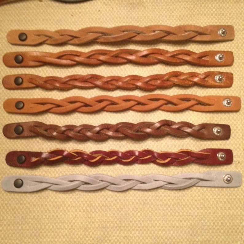 Leather Braided Bracelets. These Unique "magic Braid" Bracelets Are ...