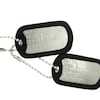 John Rambo Stainless Steel Military Dog Tag Set Movie Prop Halloween ...