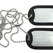 John Rambo Stainless Steel Military Dog Tag Set Movie Prop Halloween ...