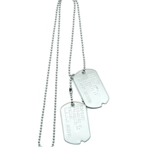 MASH Benjamin "hawkeye" Pierce Stainless Steel Military WWII Style Dog ...
