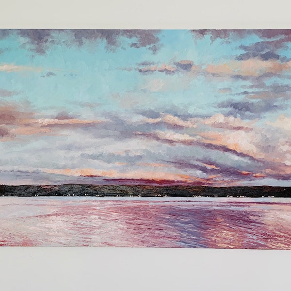 Sunset Oil Painting - Etsy