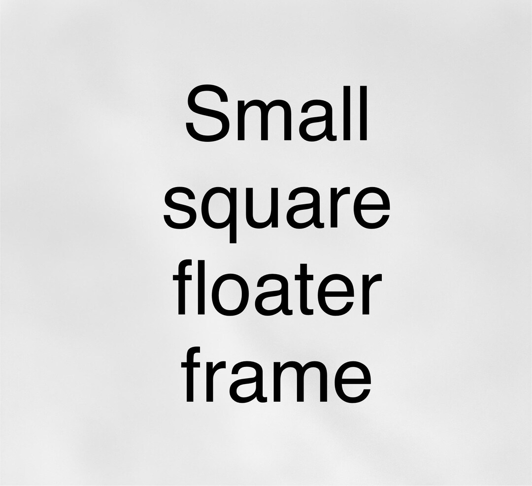 Natural Wood Floater Frame - Etsy