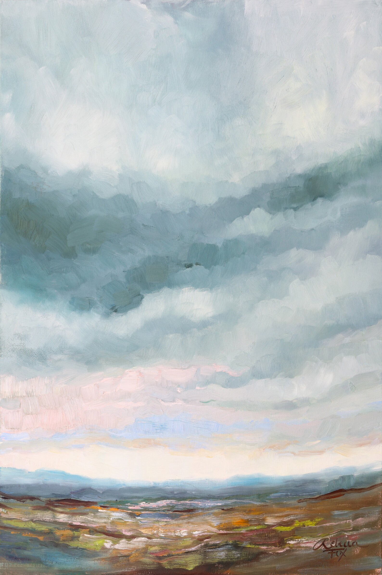 Large Original Oil Painting Canvas Print, Fine Art Abstract ...