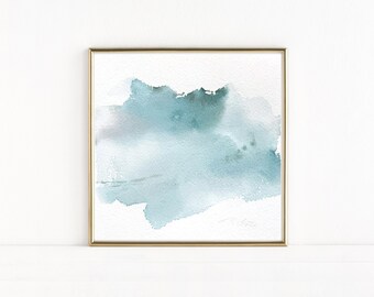 Small Blue Art - Etsy