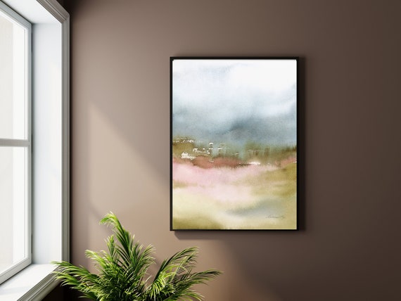 Printable Abstract Landscape Art Print Digital Abstract - Etsy