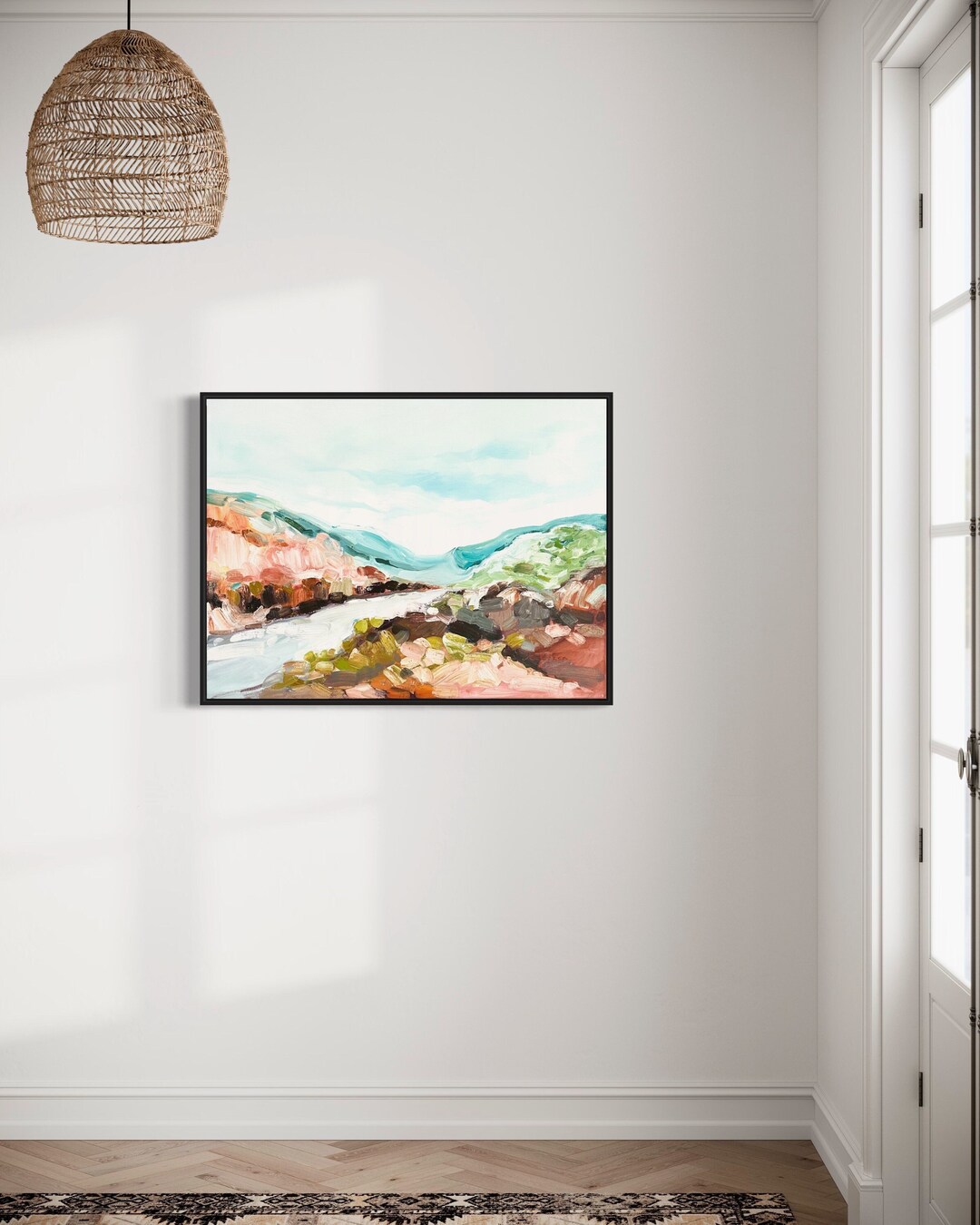 Modern Abstract Landscape Digital Art Print Instant Download - Etsy