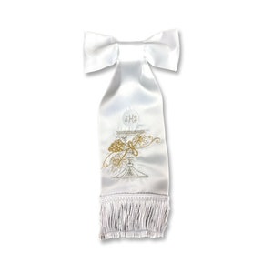 Holy First Communion White or Gold Chalice Armband - Etsy