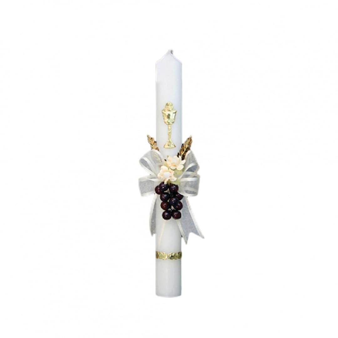 12" Lovely Holy First Communion Candle Primera Communion Vela - Etsy