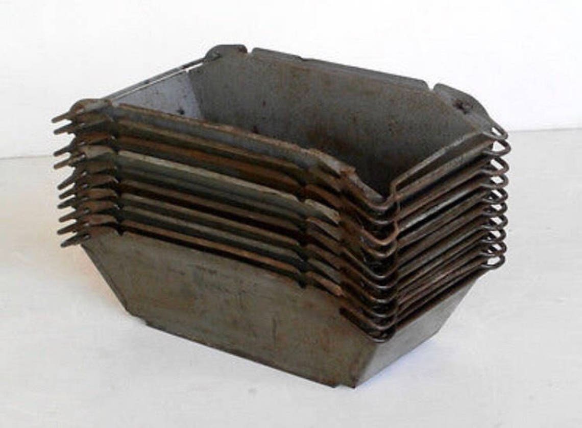 Boîte industrielle en fer datelier - Etsy France