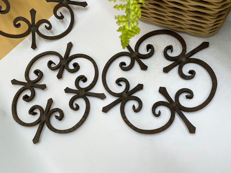 Ancient Wrought Iron Rosettes - Etsy