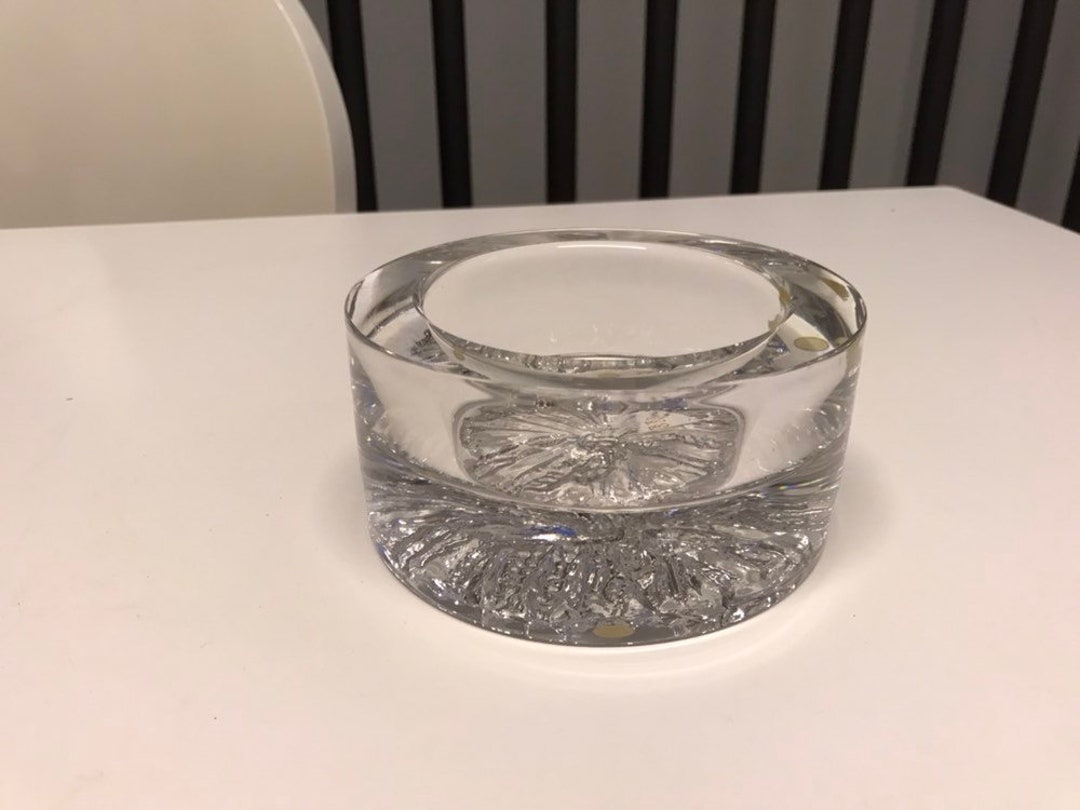 Heavy Glass Ashtray - Etsy