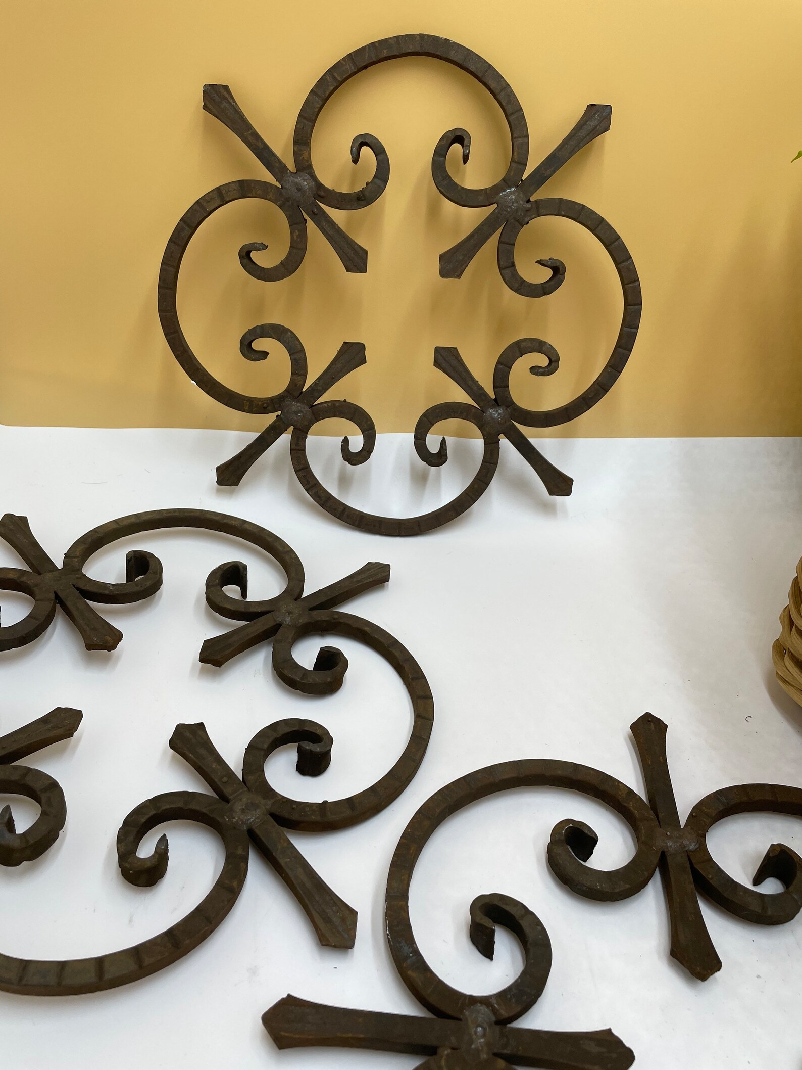 Ancient Wrought Iron Rosettes - Etsy