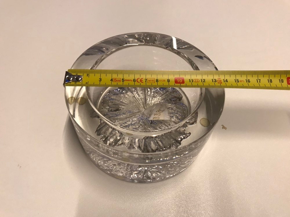 Heavy Glass Ashtray - Etsy
