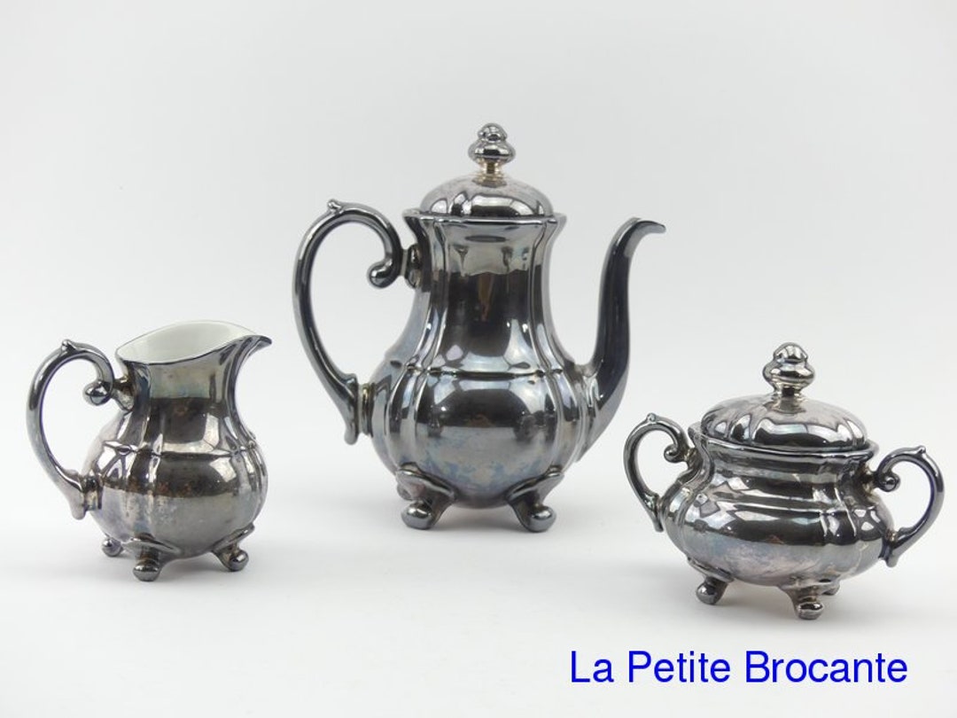 WMF Sterling Silver and Porcelain Coffee Set 3 Pces - Etsy