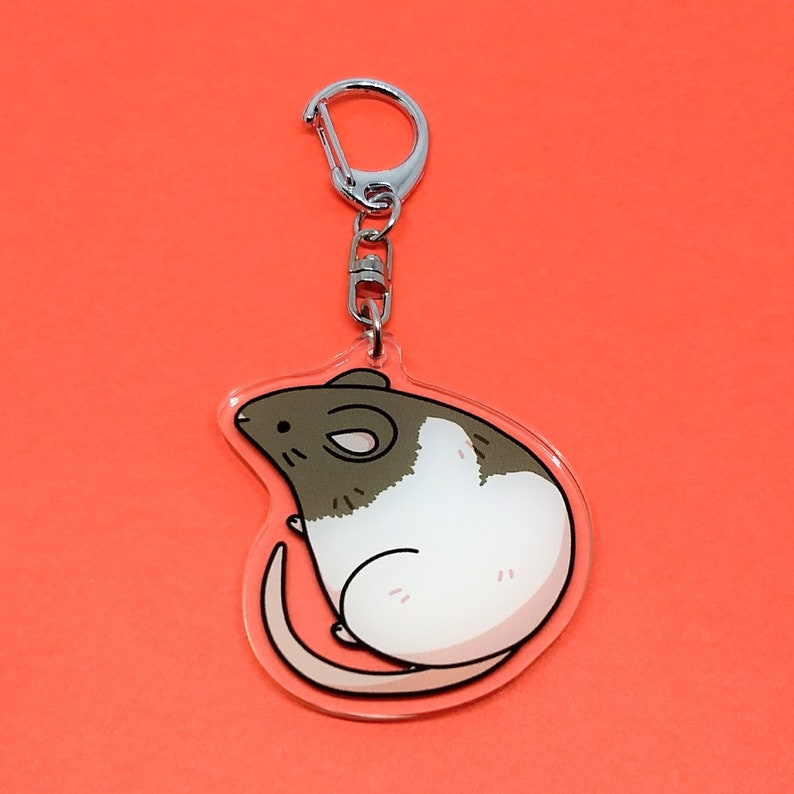 Pet Fancy Rat Keychain Brown Rat Hooded Rat Keychain Cute | Etsy