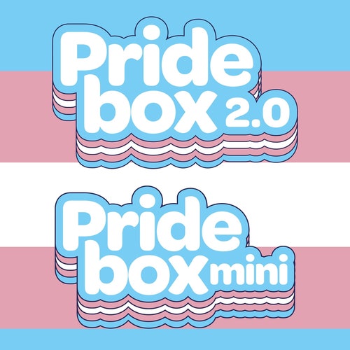 Trans Pride Box Coming Out Gift Trans Flag Letterbox Gift - Etsy
