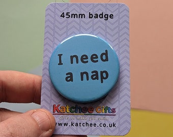 Nap Queen Pin Badge Sleep Inspirational Gift Sleeping - Etsy