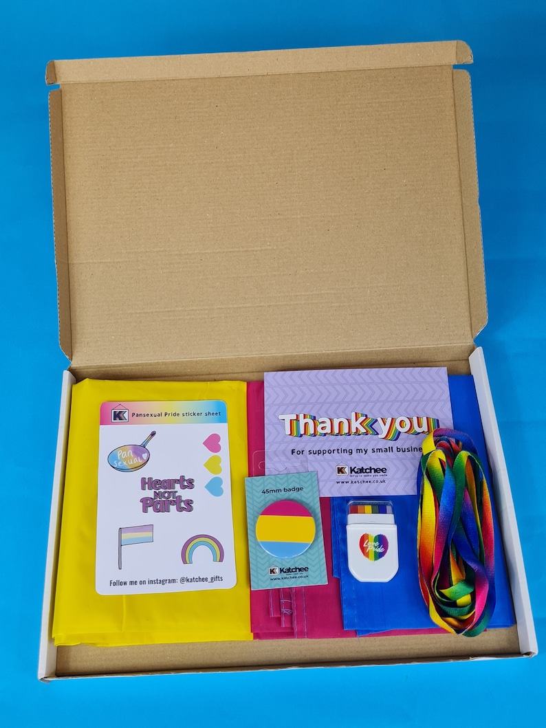 Pansexual Pride Box Coming Out Gift Pride Starter Pack | Etsy