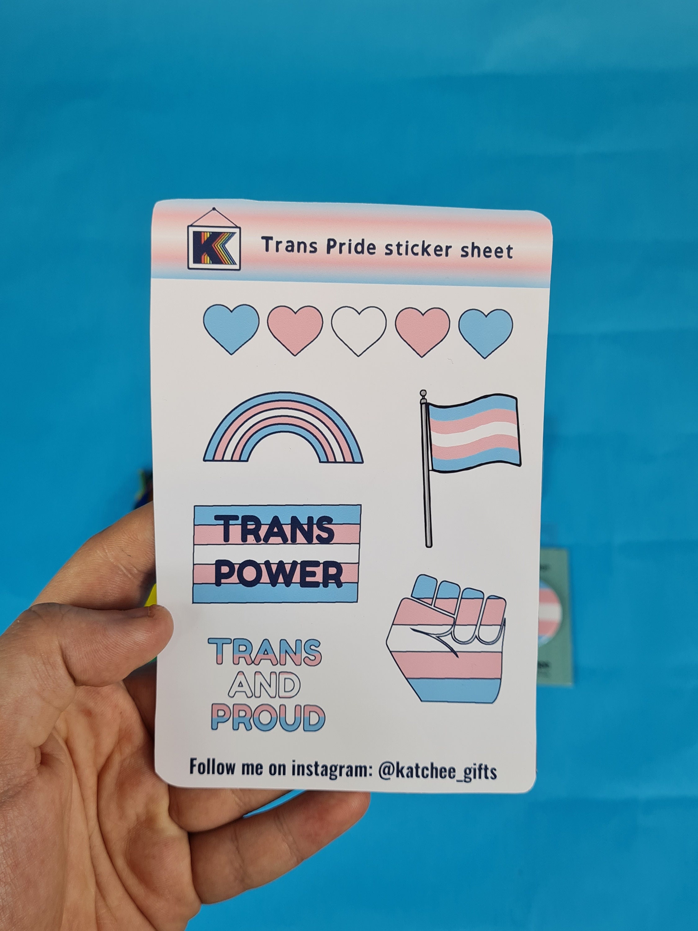 Trans Pride Box Coming Out Gift Trans Flag Letterbox Gift - Etsy