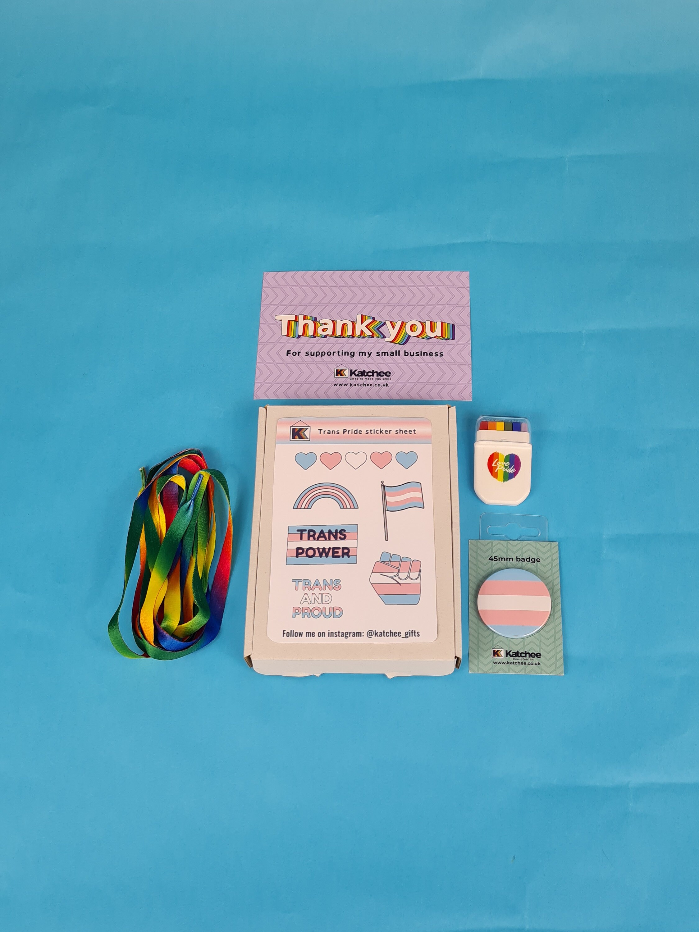 Trans Pride Box Coming Out Gift Trans Flag Letterbox Gift - Etsy