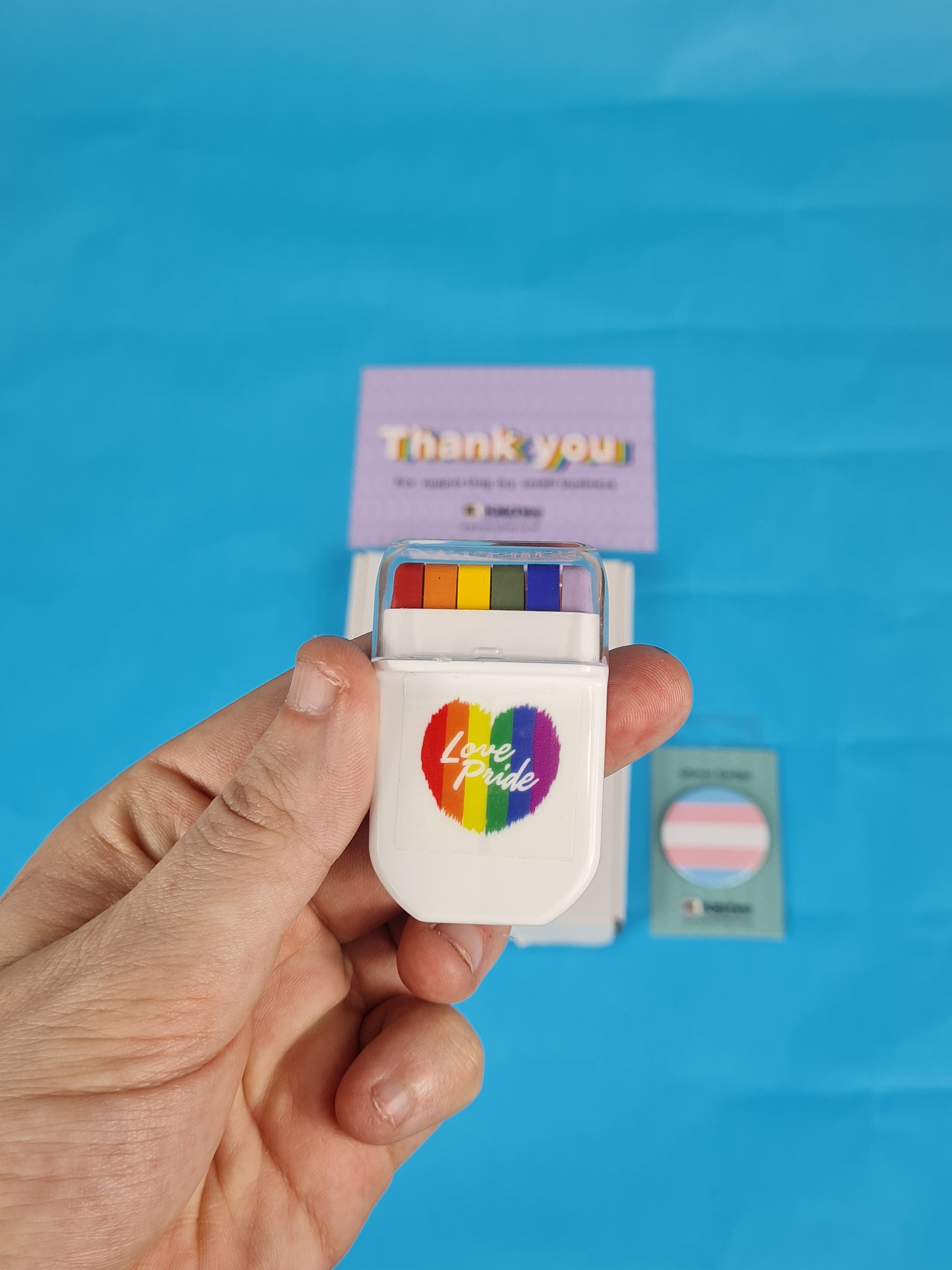 Trans Pride Box Coming Out Gift Trans Flag Letterbox Gift - Etsy