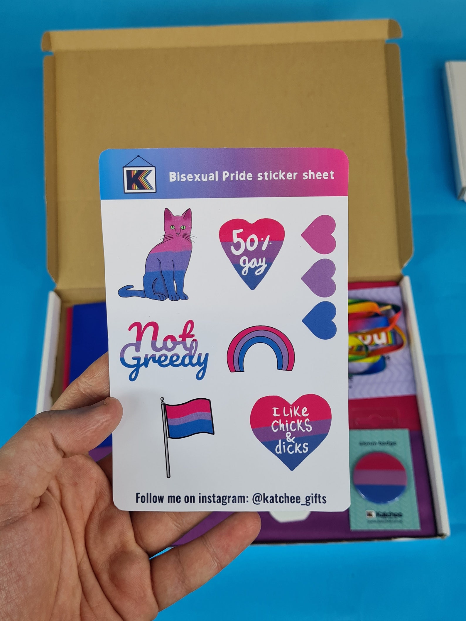 Bisexual Pride Gift Box Coming Out Gift Pride at Home - Etsy